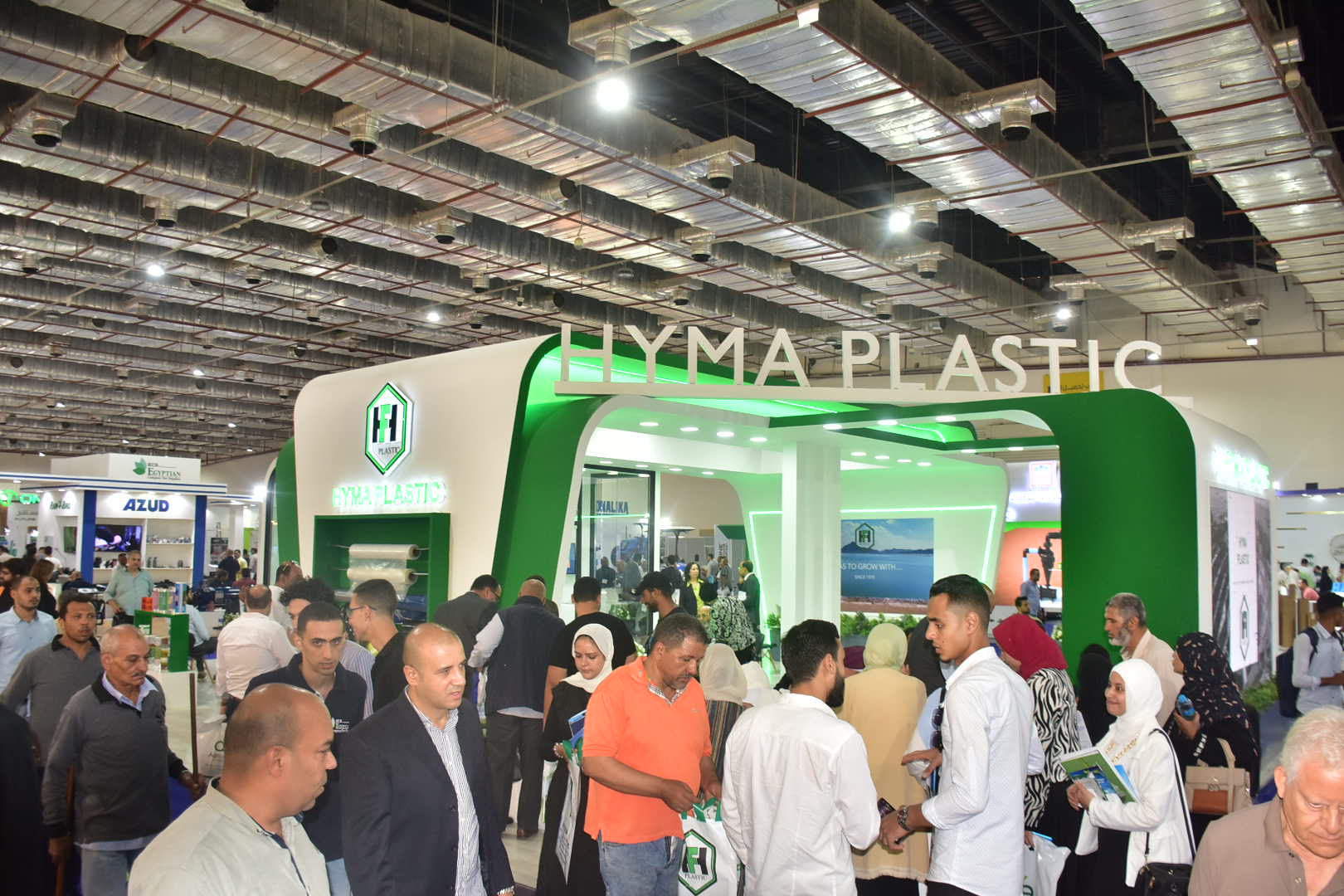 In pictures…a huge turnout at the “Hyma Plastic” pavilion at Sahara Exhibition 2023 - جريدة عاجل 24