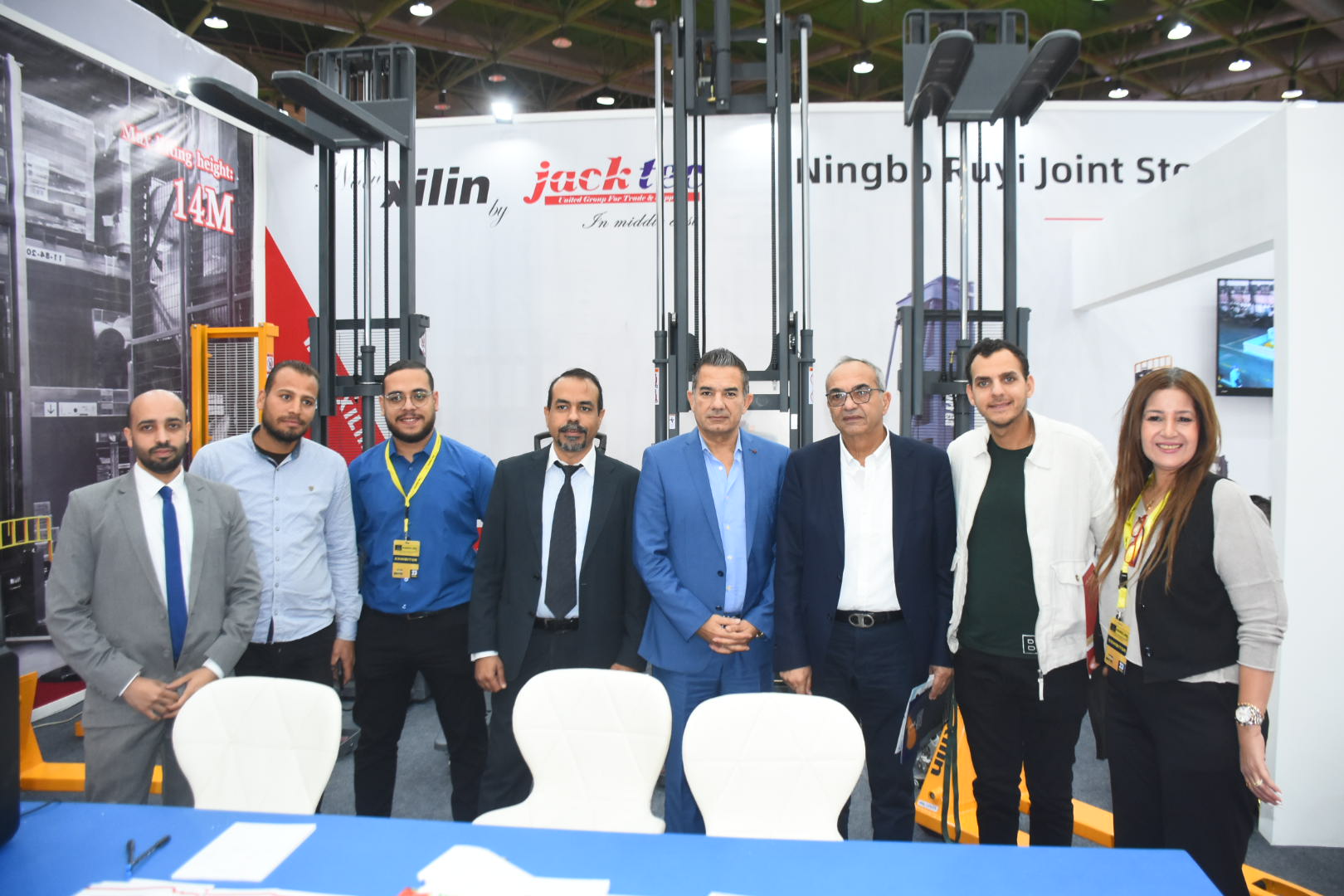 مشاركة عملاق الرافعات المصري Jack tec بمعرض Mactech 2023 - جريدة عاجل 24